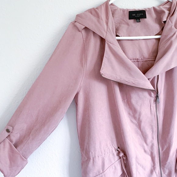 BE COOL | Jackets & Coats | Be Cool Blush Pink Jacket | Poshmark